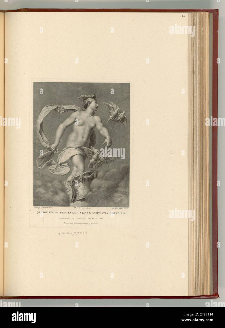 Pietro Ghigi (Engraver) History of the psyche, Venus trip to Olympus ...