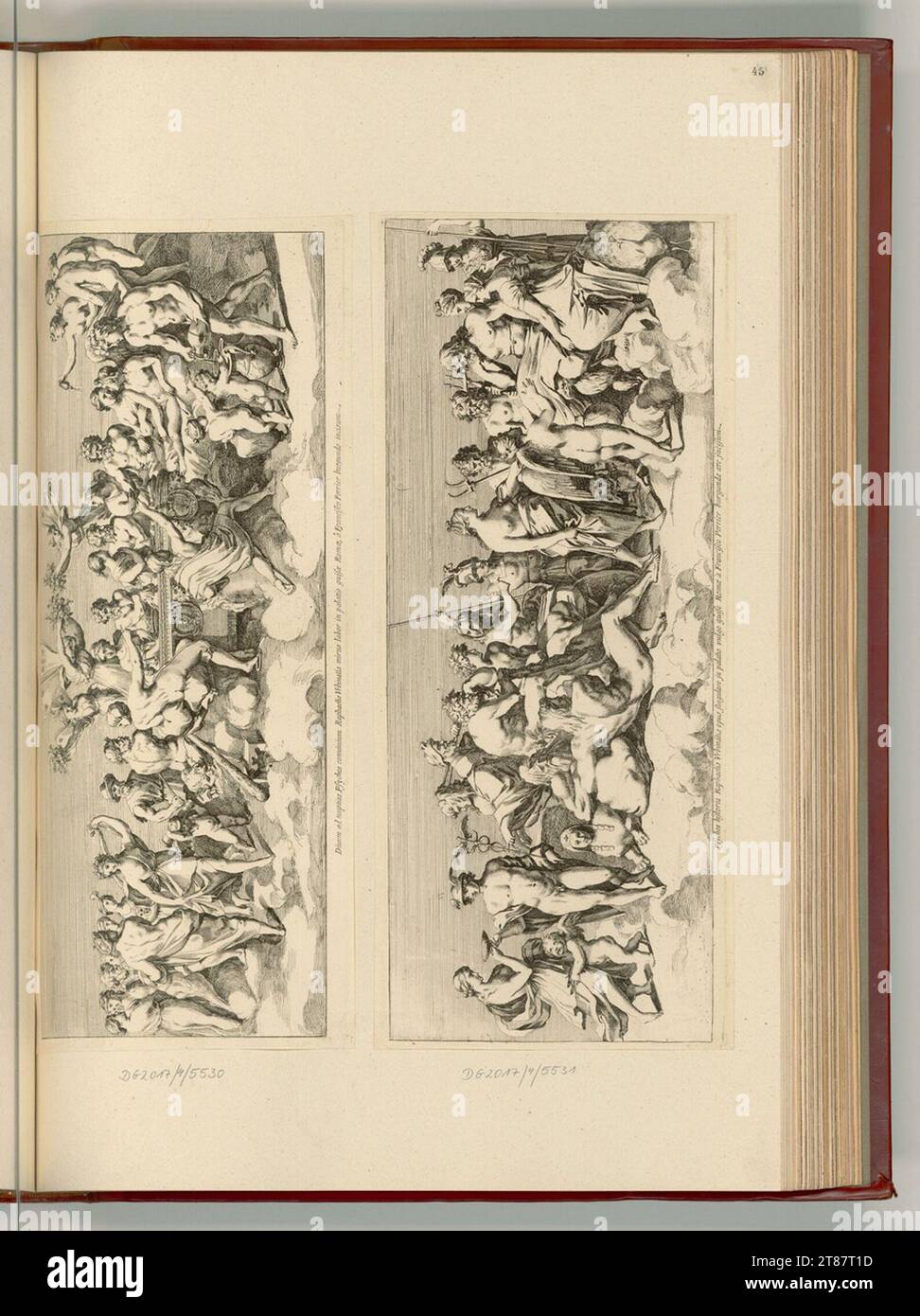 François Perrier (Engraver) History of the psyche, wedding of amor and ...