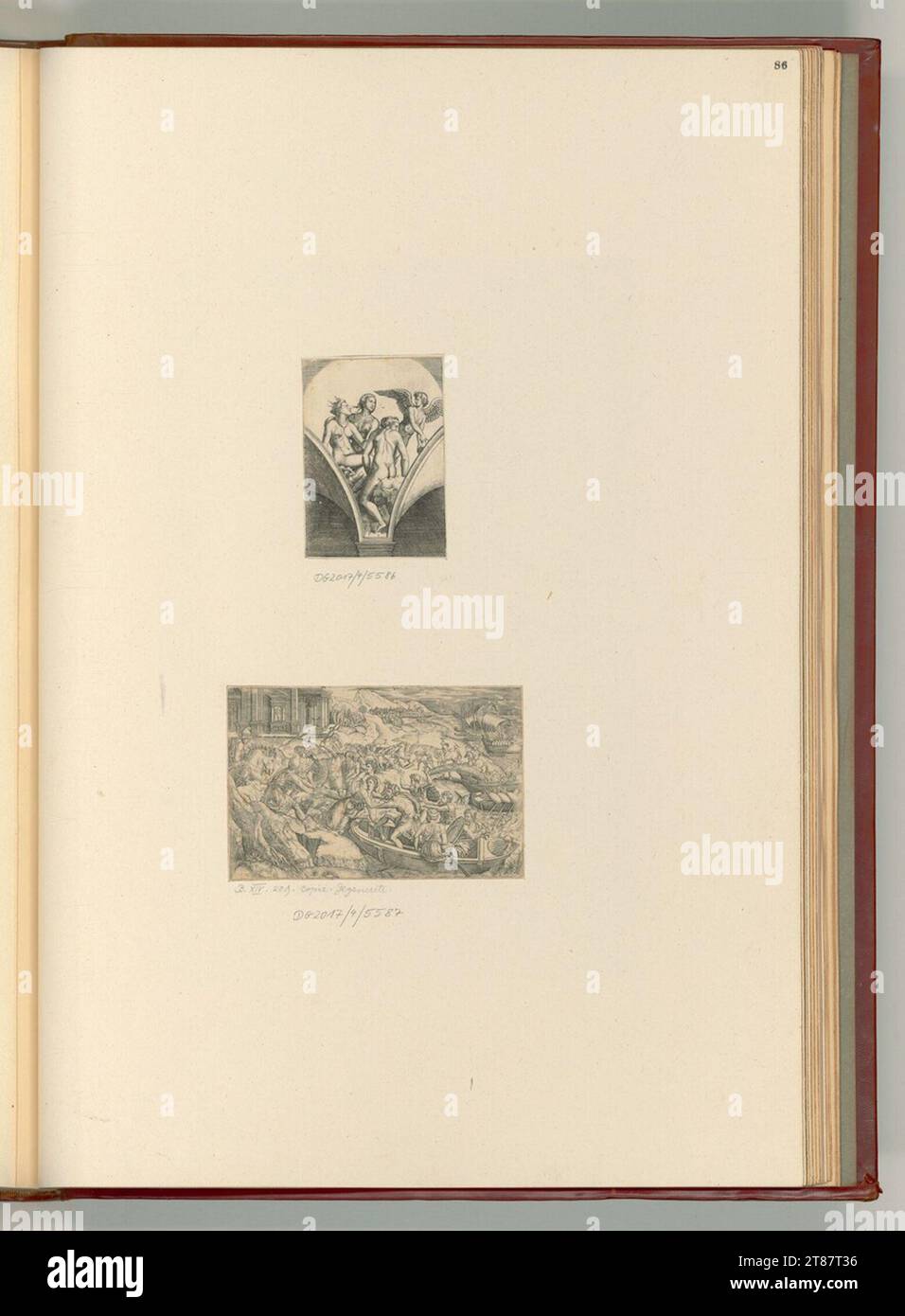 unbestimmt (Engraver) Amor and three graces; The Helena's robbery ...