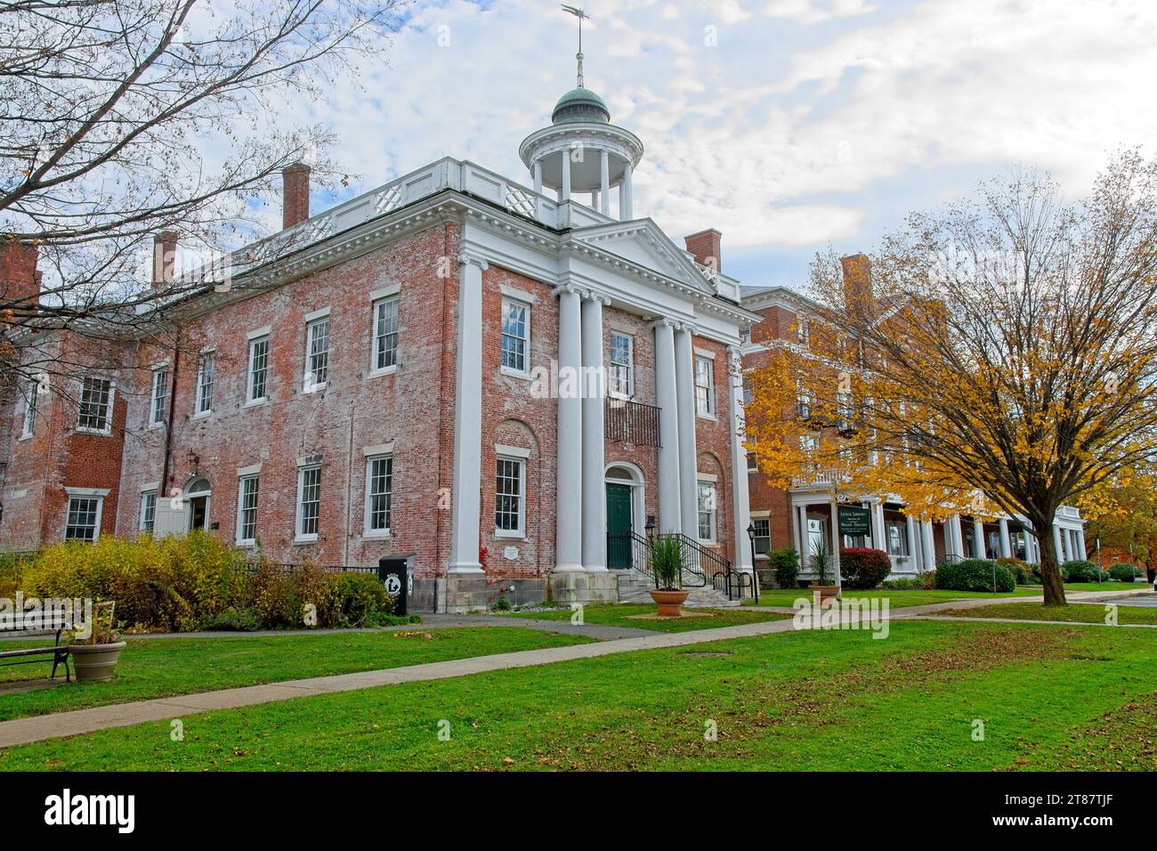 Greek Revival Lenox Library and Welles Gallery, 1815. Originally ...
