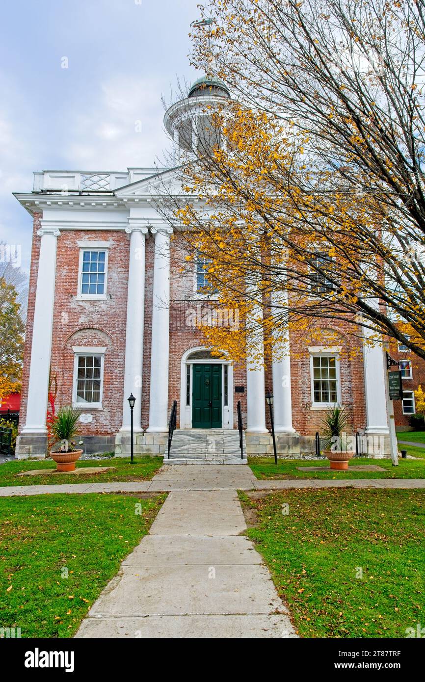 Greek Revival Lenox Library, 1815. Originally Berkshire county ...
