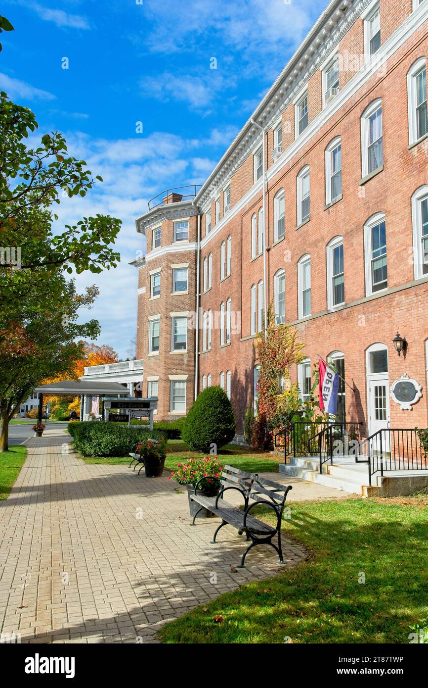 Georgian/Colonial Revival style historic 1829 Curtis hotel, expanded in ...