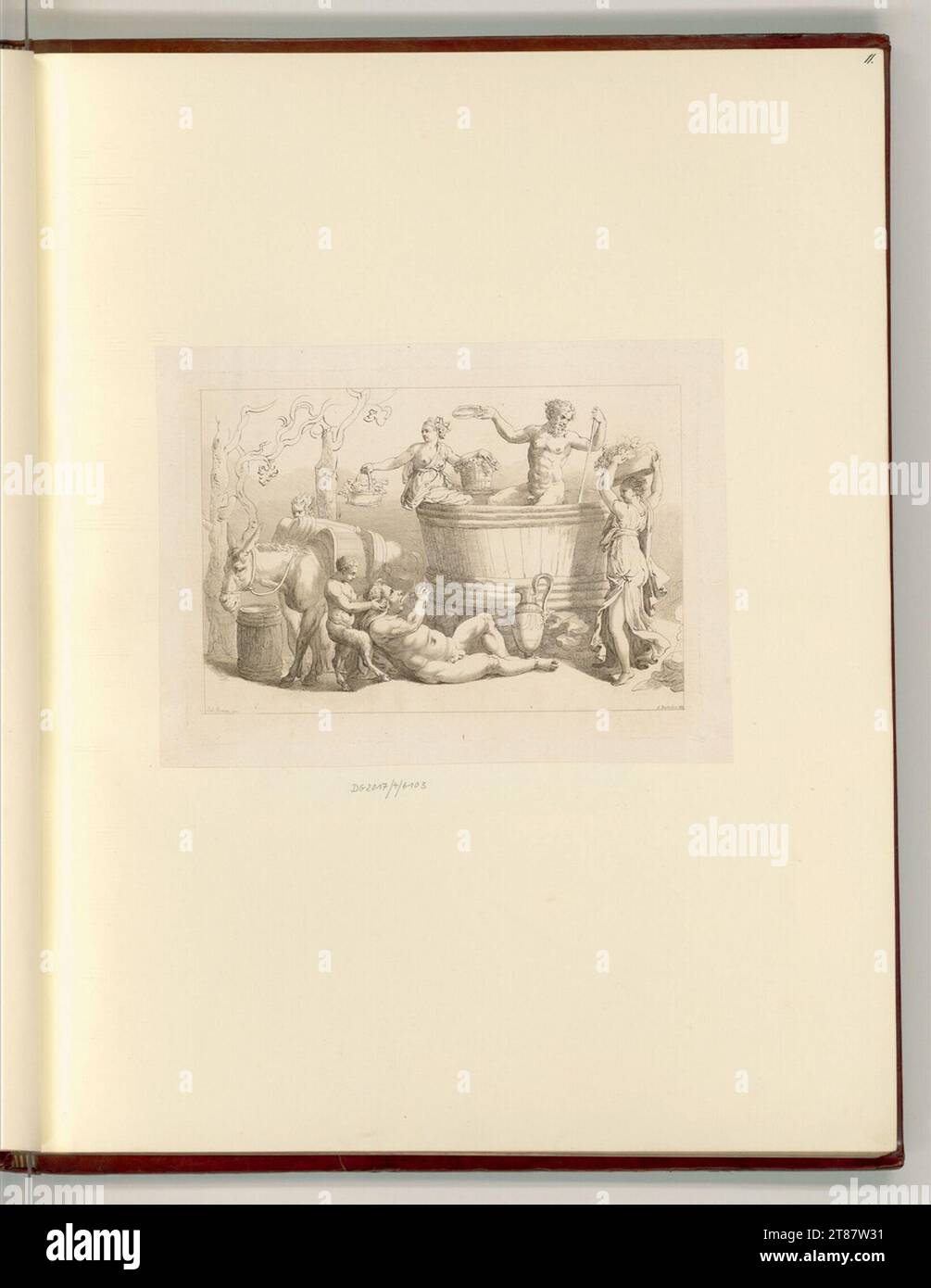 Johann Adam von Bartsch (Engraver) In addition to a donkey lying on the ...