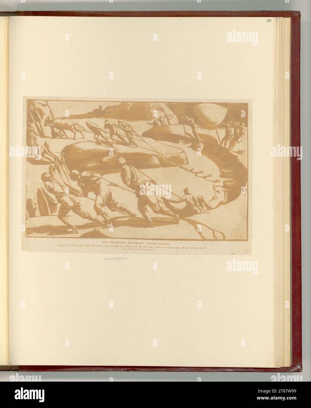 Comte Anne Claude Philippe de Caylus (Engraver) Fishing removing their ...