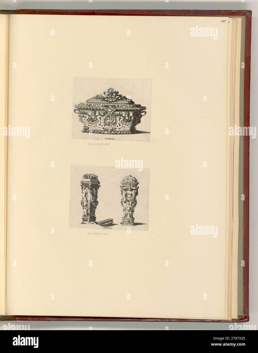 unbestimmt (Engraver) Beautiful dosing. Copper engraving print 1520 ...