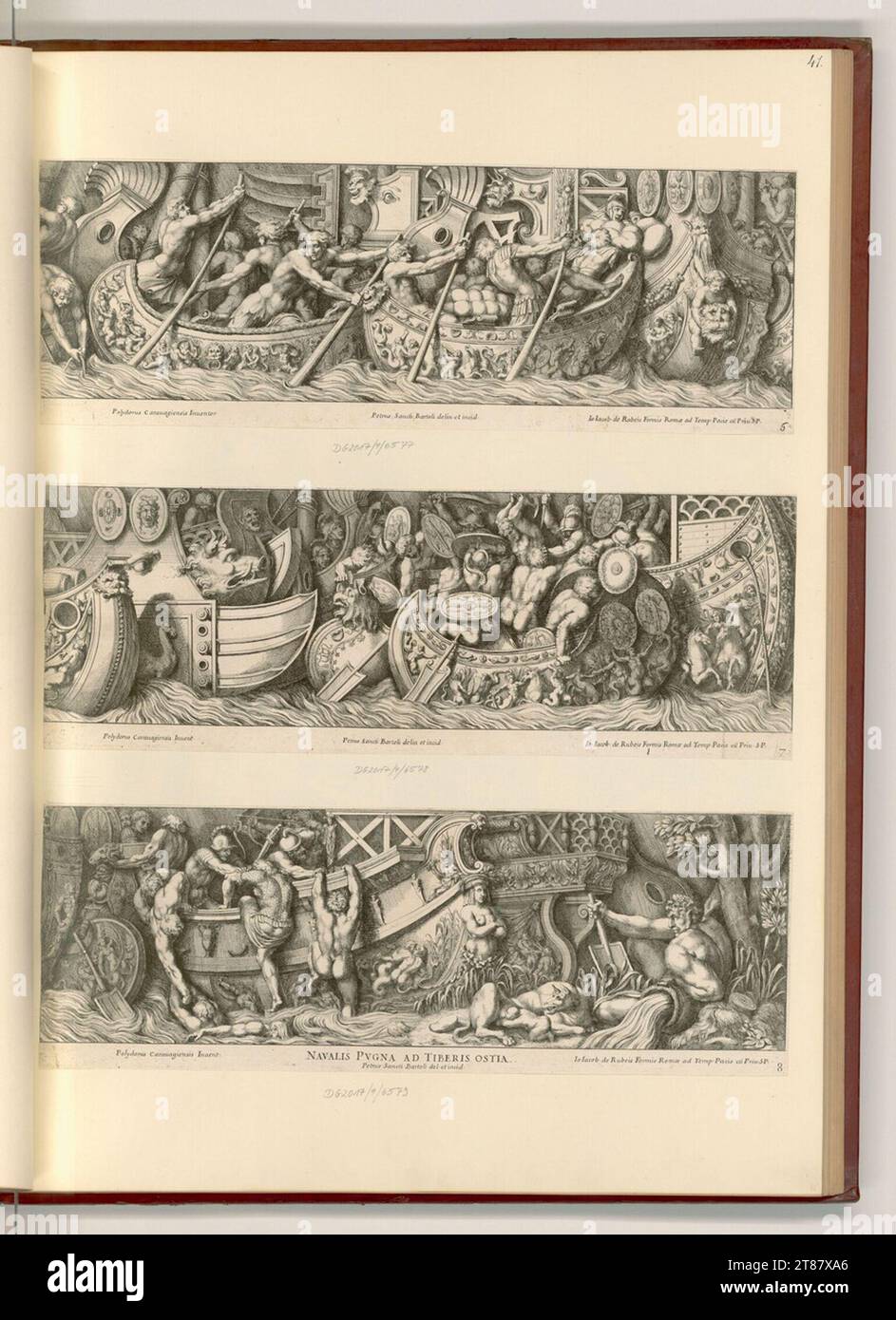 Pietro Santo Bartoli (Engraver) Fries representations at the Palazzo ...