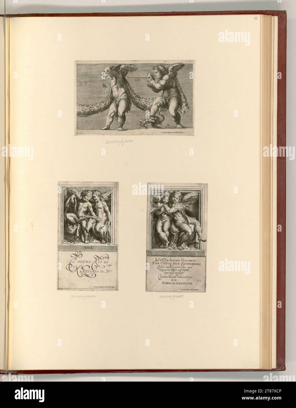 Cherubino Alberti (Engraver) PUTTEN. Copper engraving, etching 1573 ...