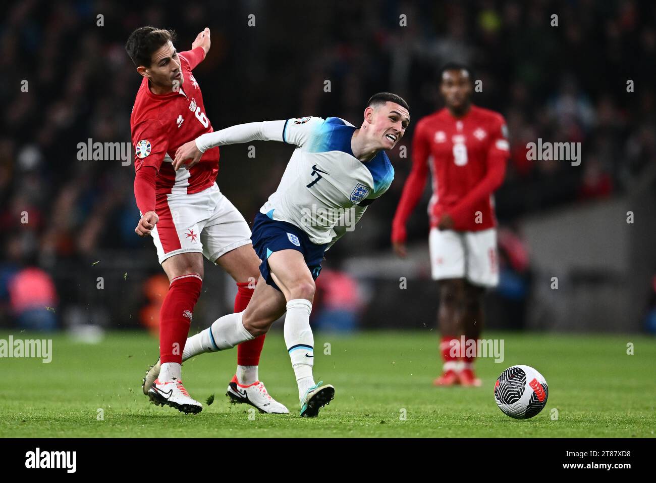 LONDON, ENGLAND - November 17: Phil Foden of England and Matthew ...