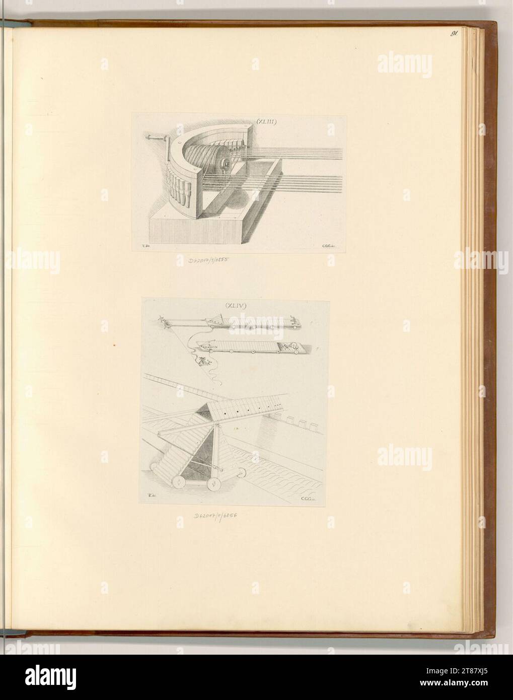 Carlo Giuseppe Gerli (Engraver) Technical studies. etching 1784 , 1784 ...
