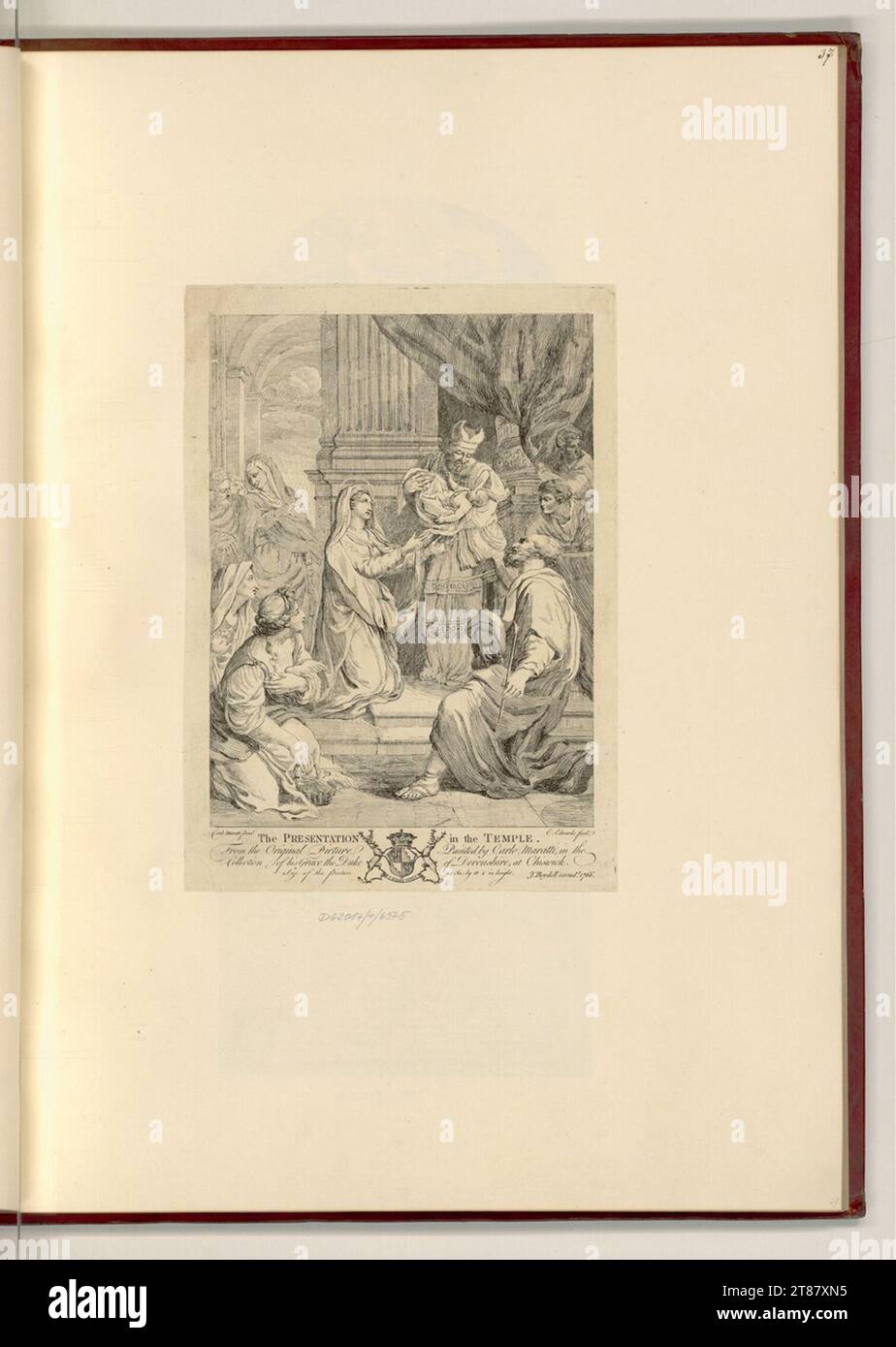 Edward Edwards (Engraver) Presentation in the temple. etching 1650-1750 ...