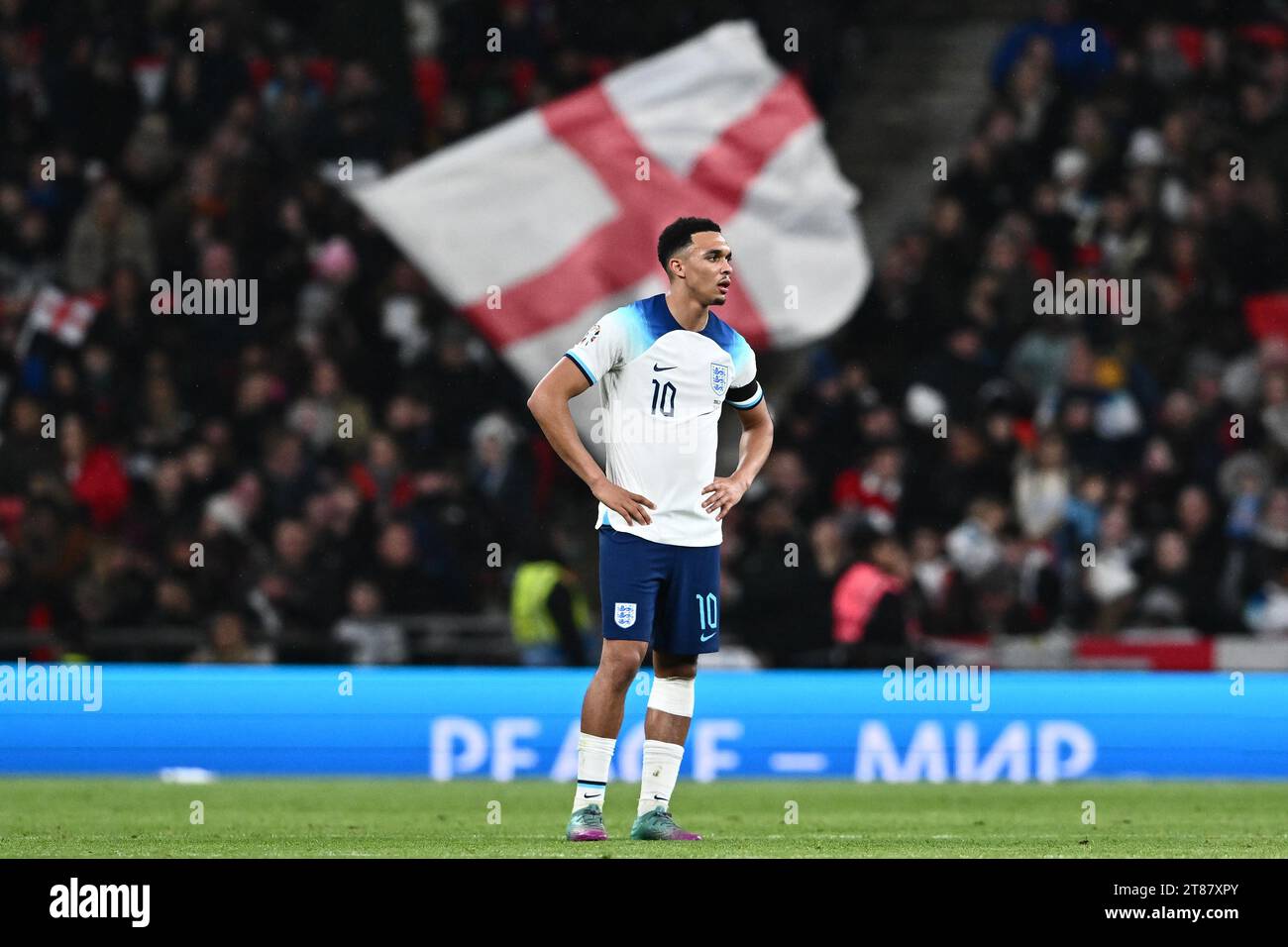 LONDON, ENGLAND - November 17: Trent Alexander-Arnold of England during ...