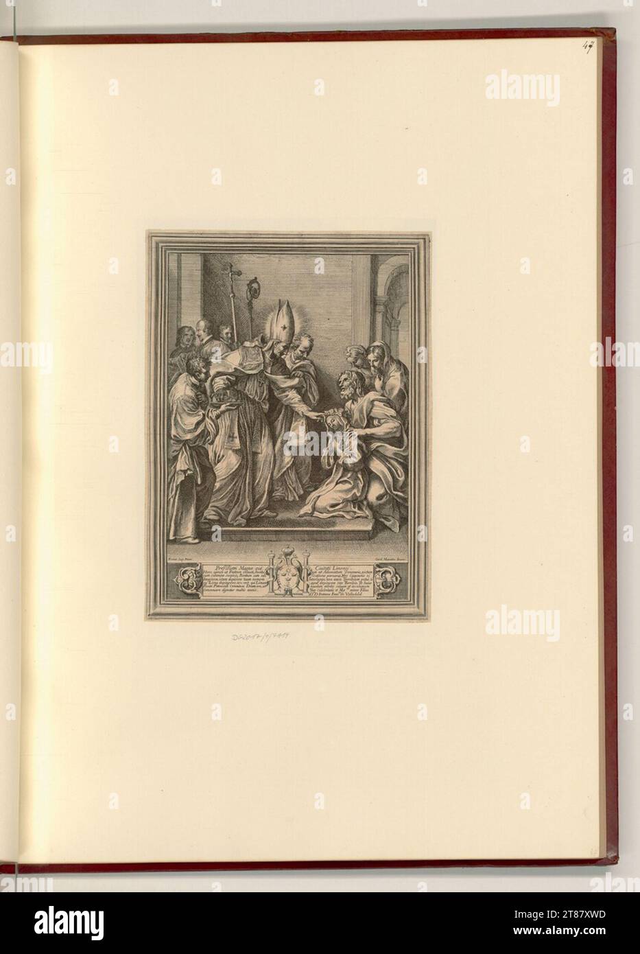 unbestimmt (Engraver) St. Turibius, Archbishop of Lima and St. Rosa ...