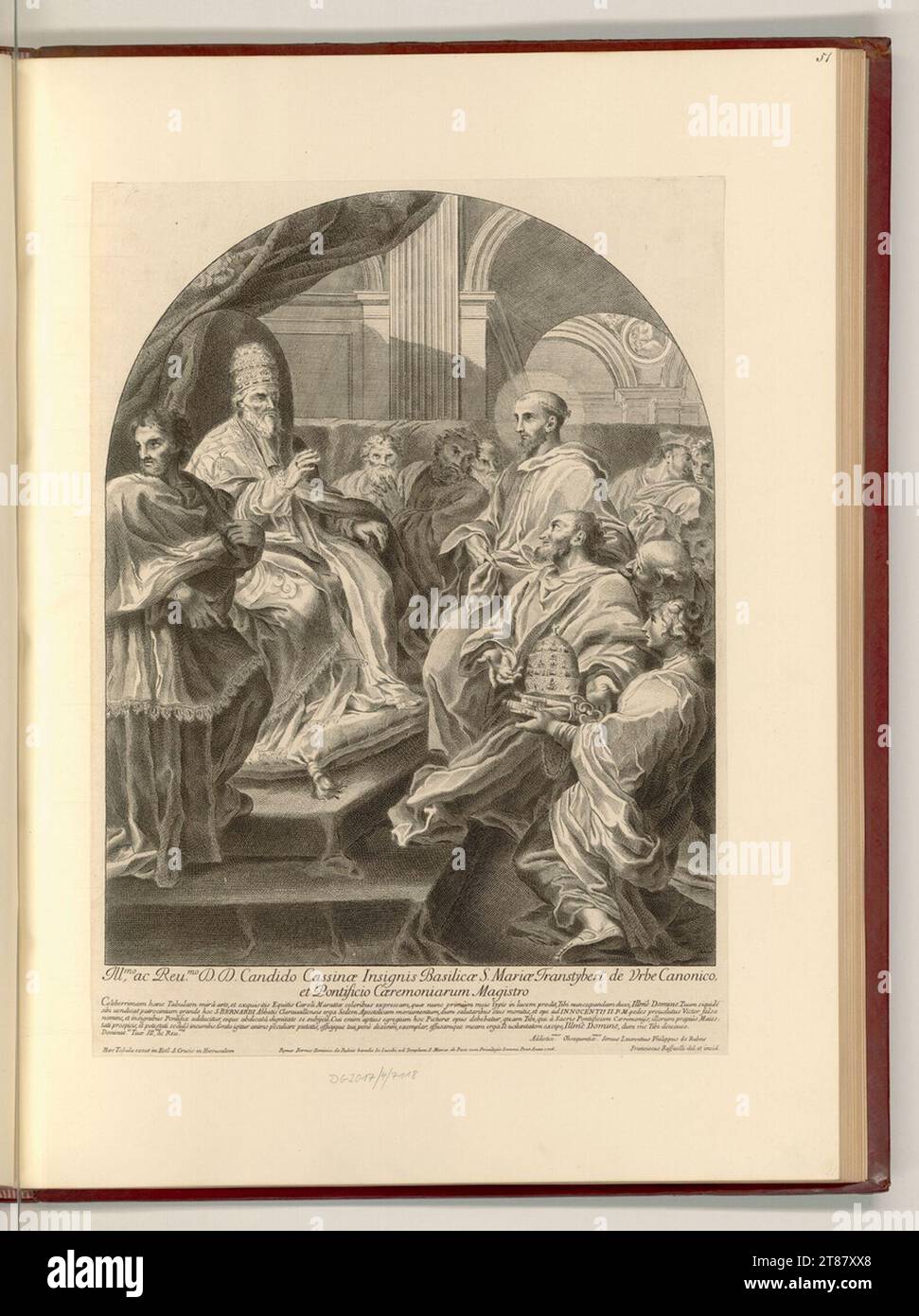 unbestimmt (Engraver) St. Bernhard von Clairvaux moves counterpope ...