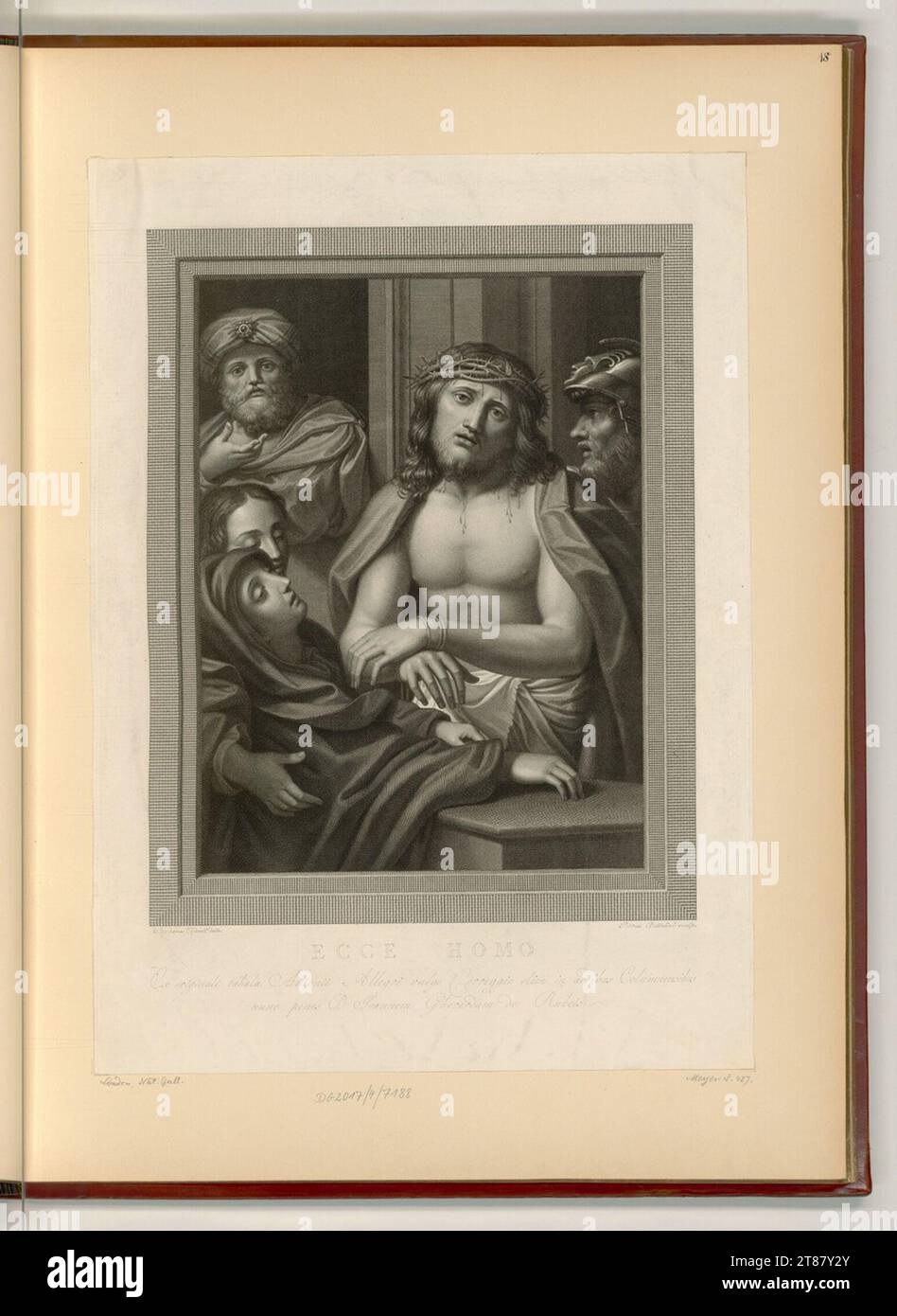 Pietro Bettelini (Engraver) Behold the man. Copper engraving, etching 1778-1829 , 1778/1829 ...