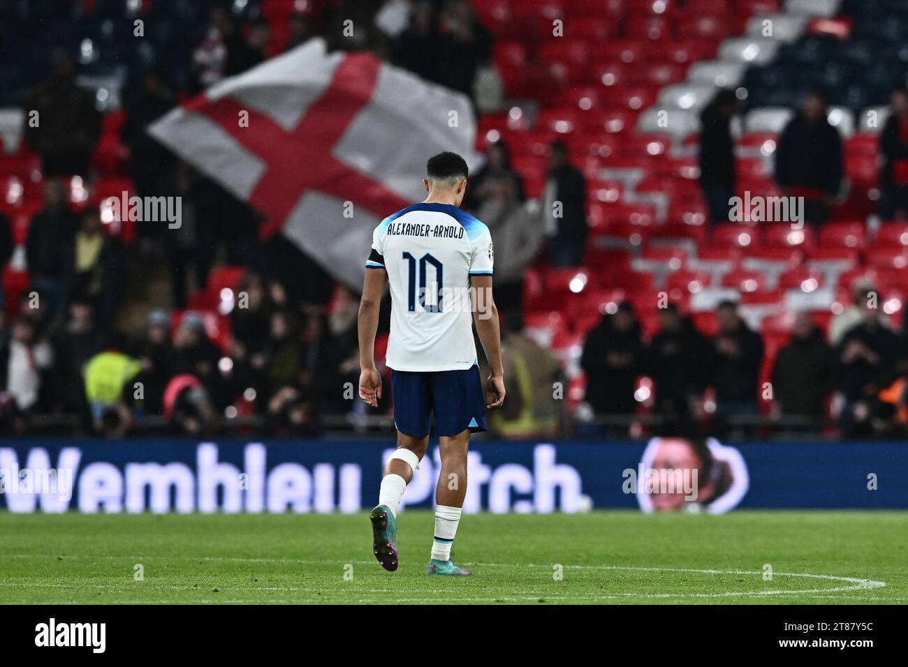 LONDON, ENGLAND - November 17: Trent Alexander-Arnold of England during ...