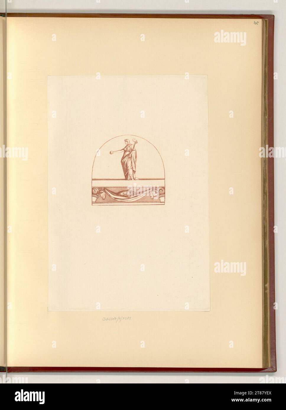 Francesco Rosaspina (Engraver) Woman with torch. Punctual 1800 , 1800 ...