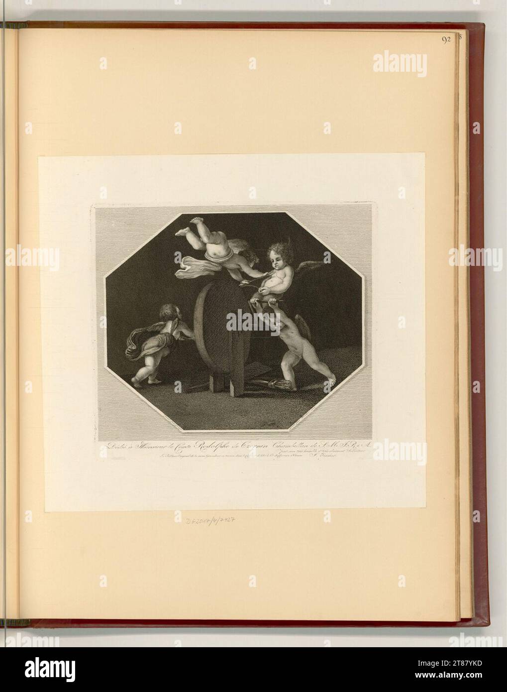 Joseph Fischer (Engraver) Four puti with grindstone. etching 1802 ...