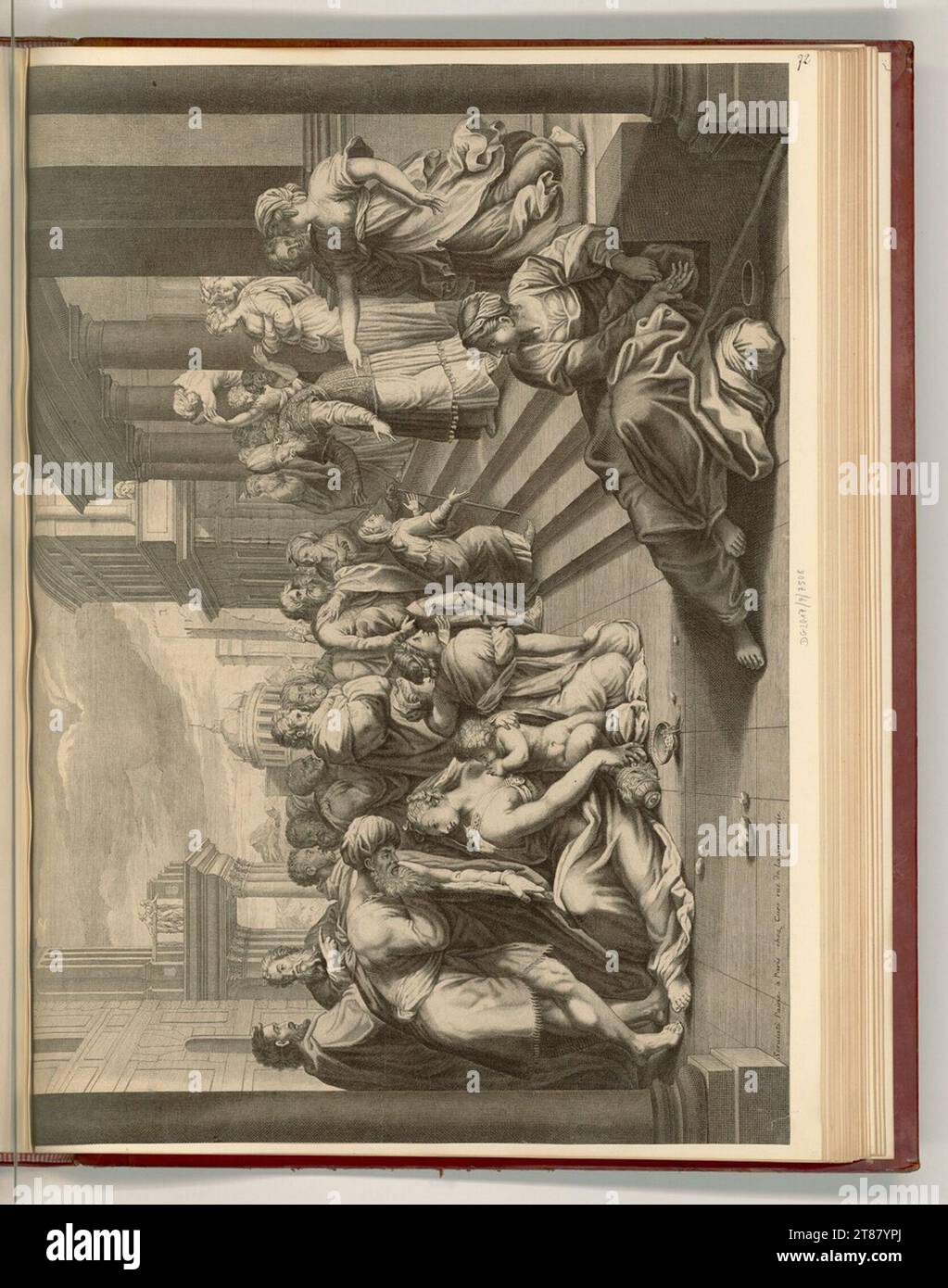 unbestimmt (Engraver) Mary's temple passage. Copper engraving print 1540-1700 , 1540/1700 Stock ...