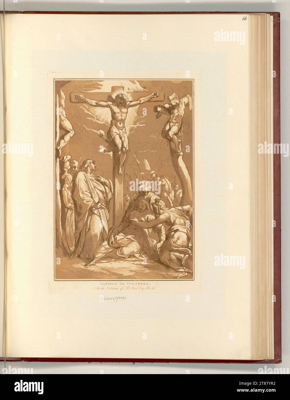 unbestimmt (Engraver) Death of Christ on the cross. Aquatinta, etching 1750-1800 , 1750/1800 ...