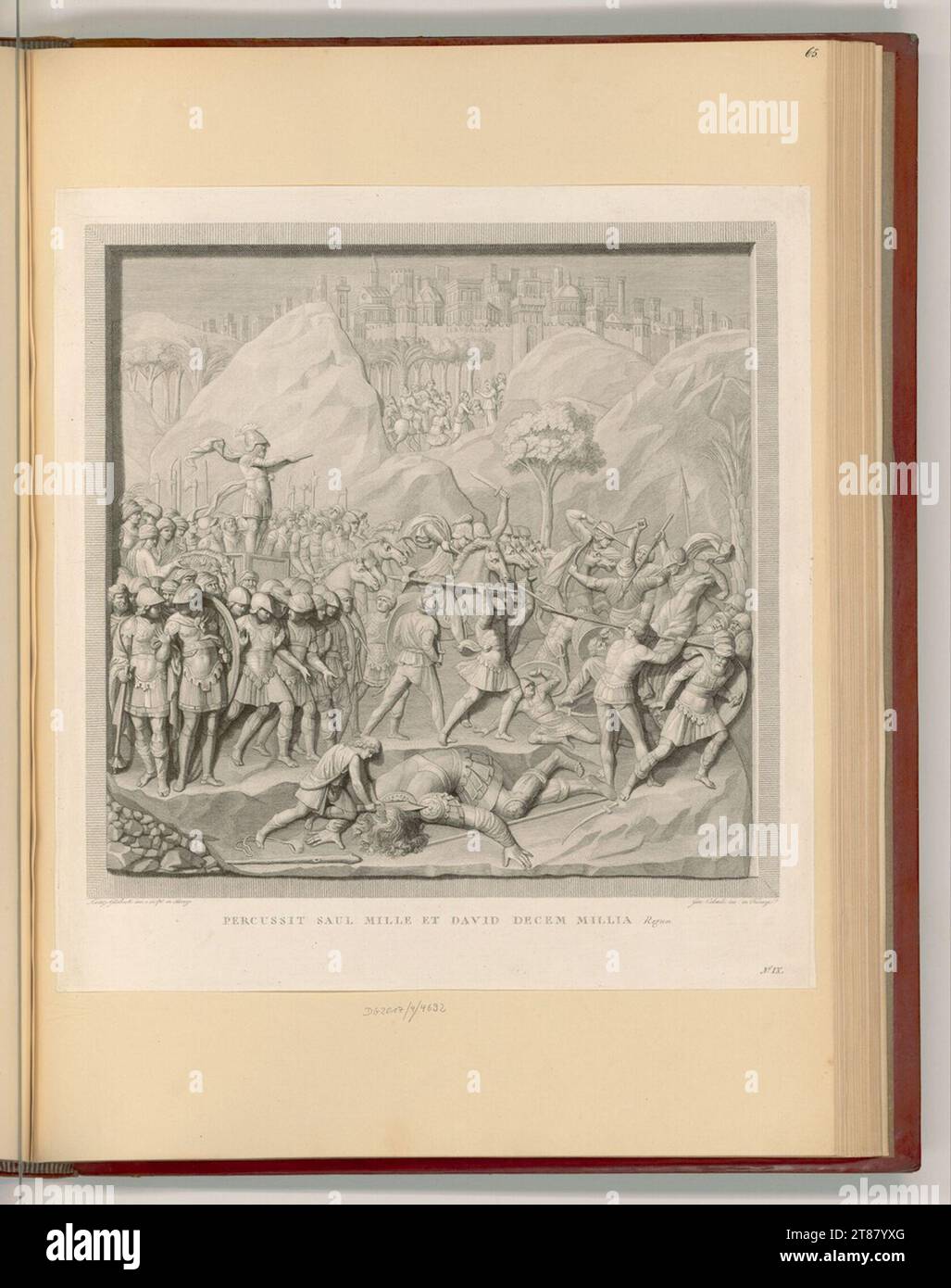 Giuseppe Calendi (Engraver) Relief fields on the paradise portal, Saul ...