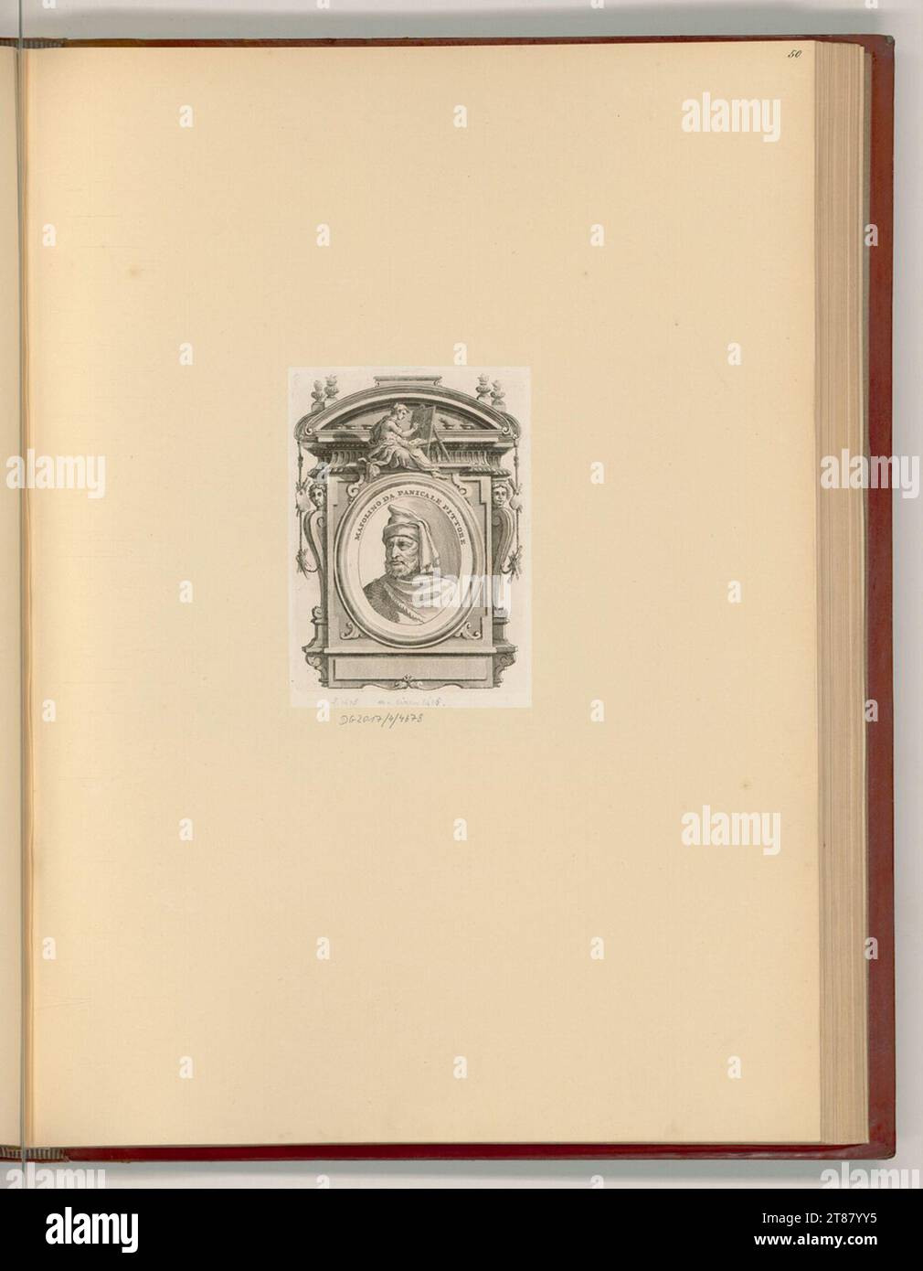 unbestimmt (Engraver) Bildnis Masolino da Panicale. etching 1750-1850 ...