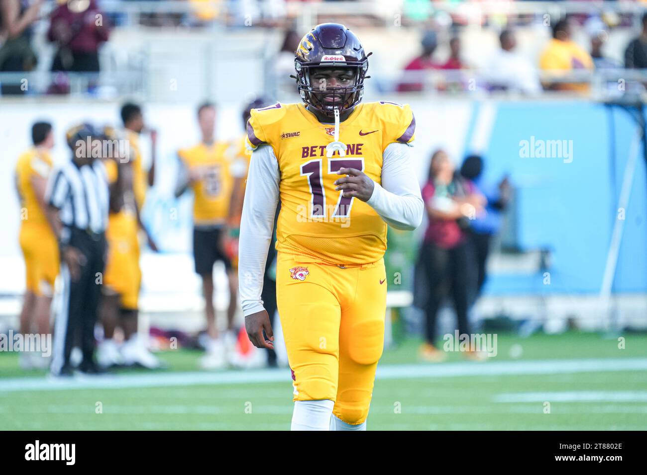 Orlando, Florida, USA, November 18, 2023, Bethune-Cookman player Amarie ...