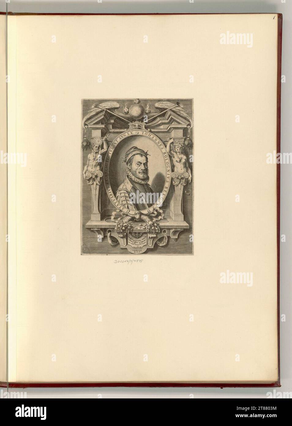 Gijsbert van Veen Portrae John Bolognius Belgius Statuarius and the ...