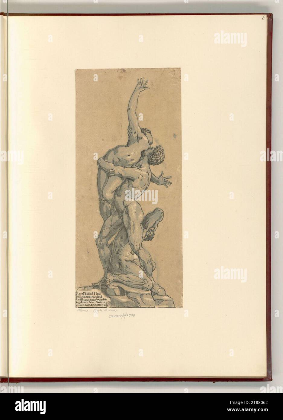 Andrea Andreani (Formschneider in) The robbery of a Sabiner. Clair ...
