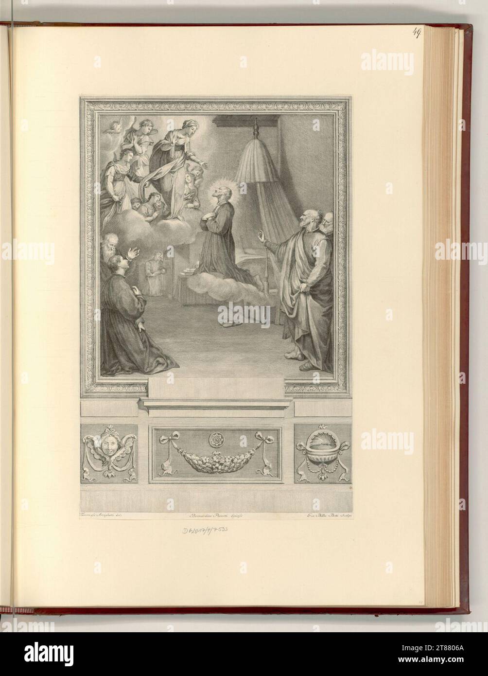 Giovanni Battista Betti (Engraver) Mary's phenomenon of a order. Copper ...
