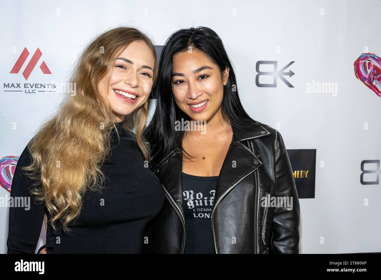 Los Angeles, USA. 17th Nov, 2023. Social media influencer Jessica Katz, Designer Mimi Phan ...