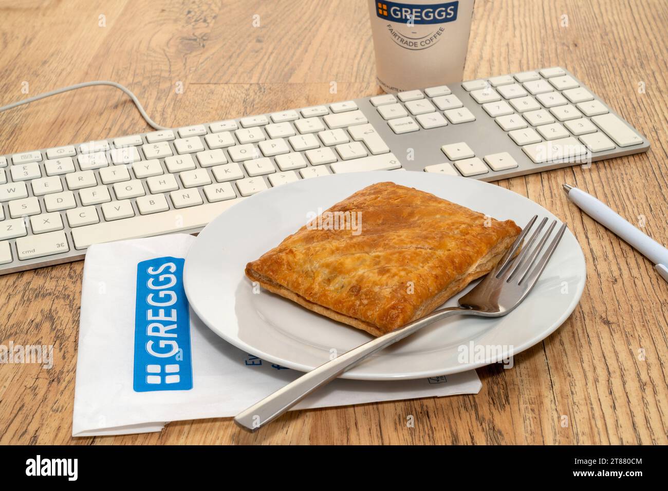 Folkestone, United Kingdom - August 8th, 2023; Greggs is a British ... Folkestone, United Kingdom - August 8th, 2023; Greggs is a British ...