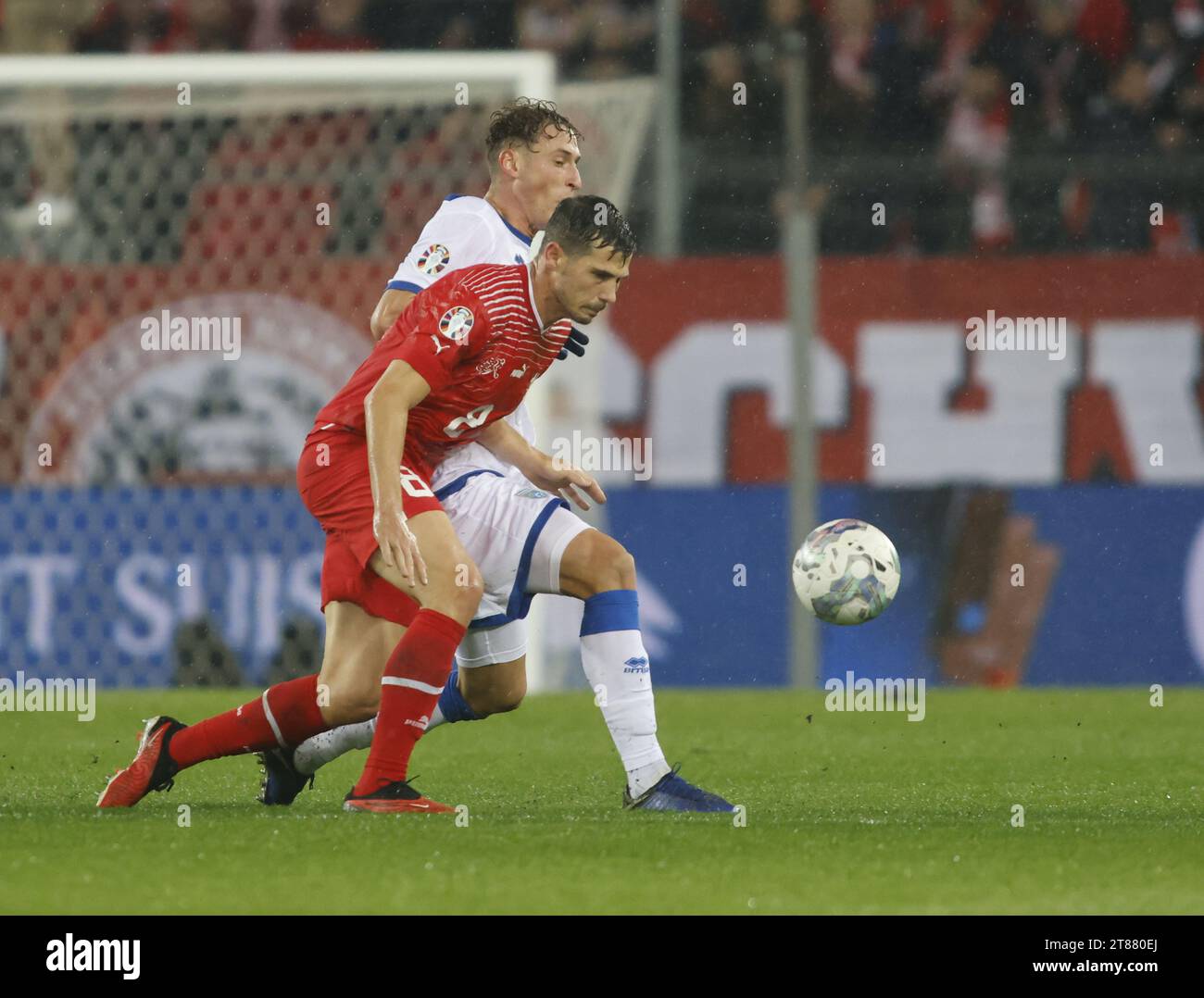 Basilea, Switzerland. 18th Nov, 2023. Remo Freuler of Switzerland and ...