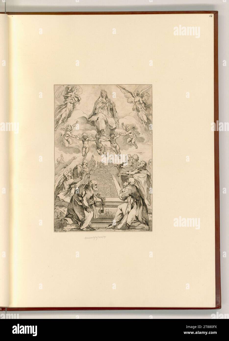 unbestimmt (An der Entstehung Beteiligte r) Ascension of Mary. etching ...
