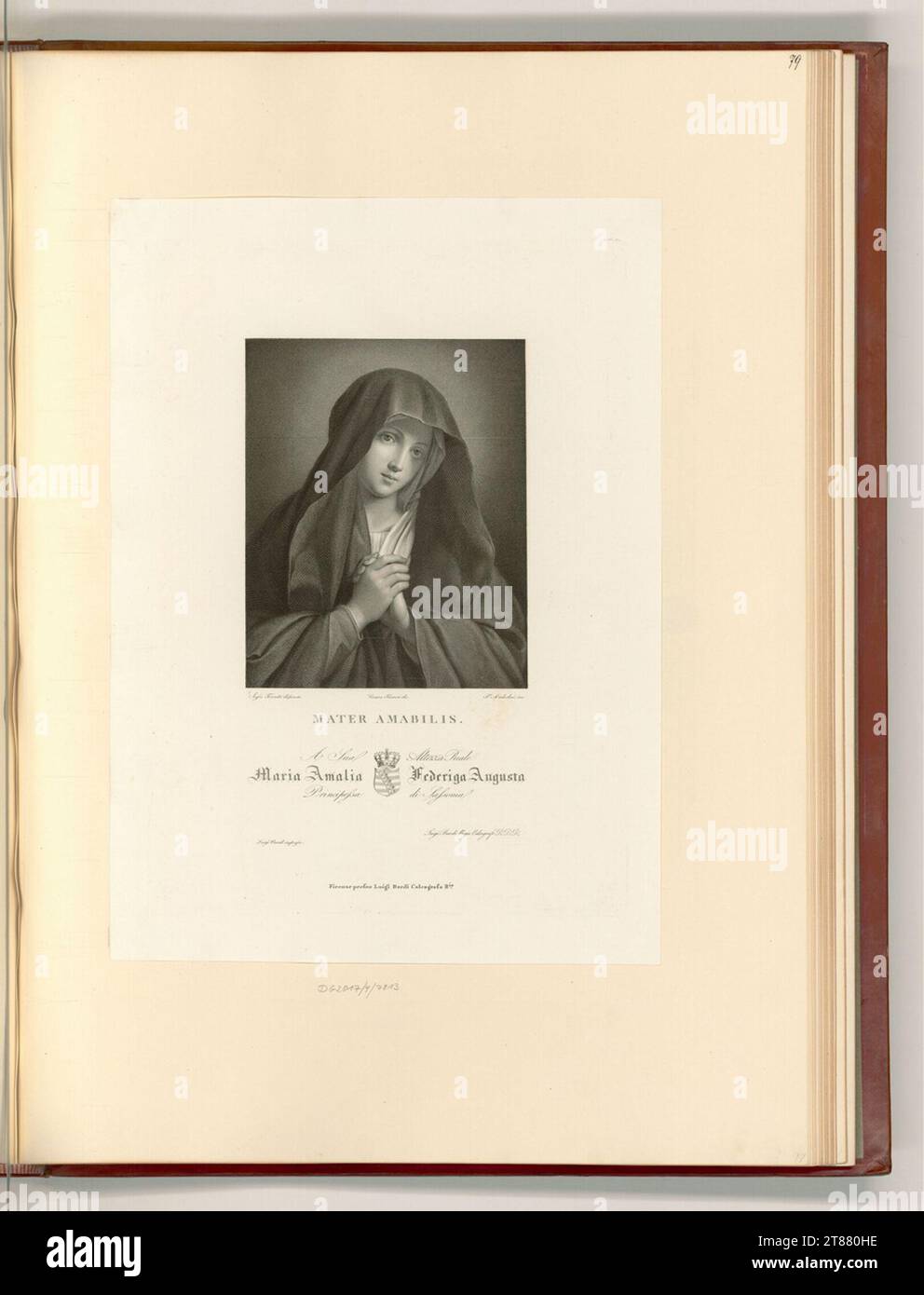 Faustino Anderloni (Engraver) Mother lovable. Copper engraving, etching ... Faustino Anderloni (Engraver) Mother lovable. Copper engraving, etching ...