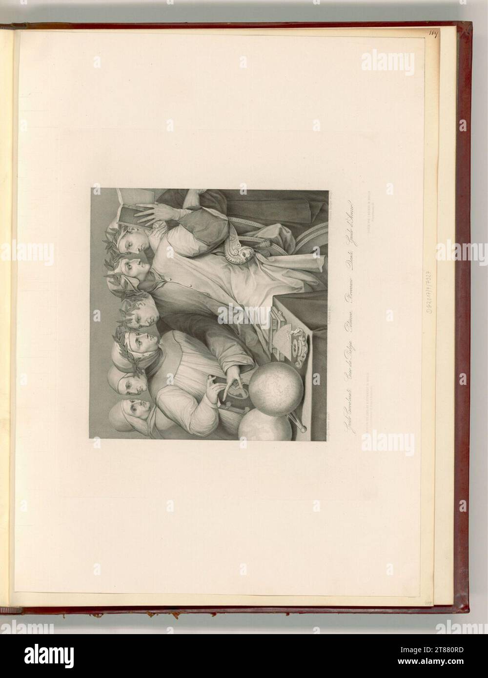 Johann Burger (Engraver) Group picture of Italian poets. Copper ...