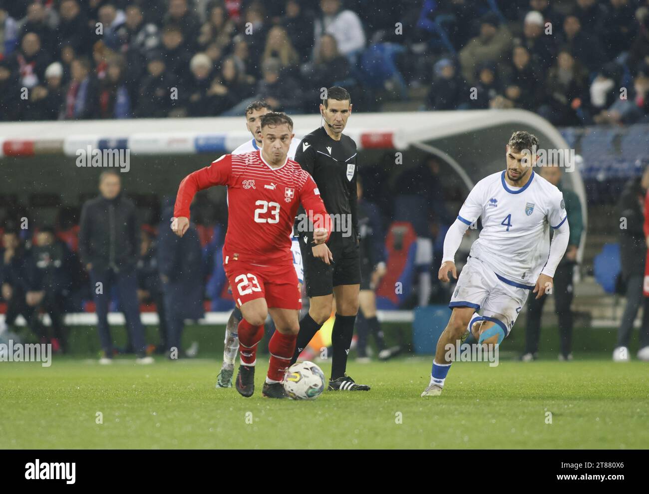 Basilea, Switzerland. 18th Nov, 2023. Xherdan Shaqiri of Switzerland ...
