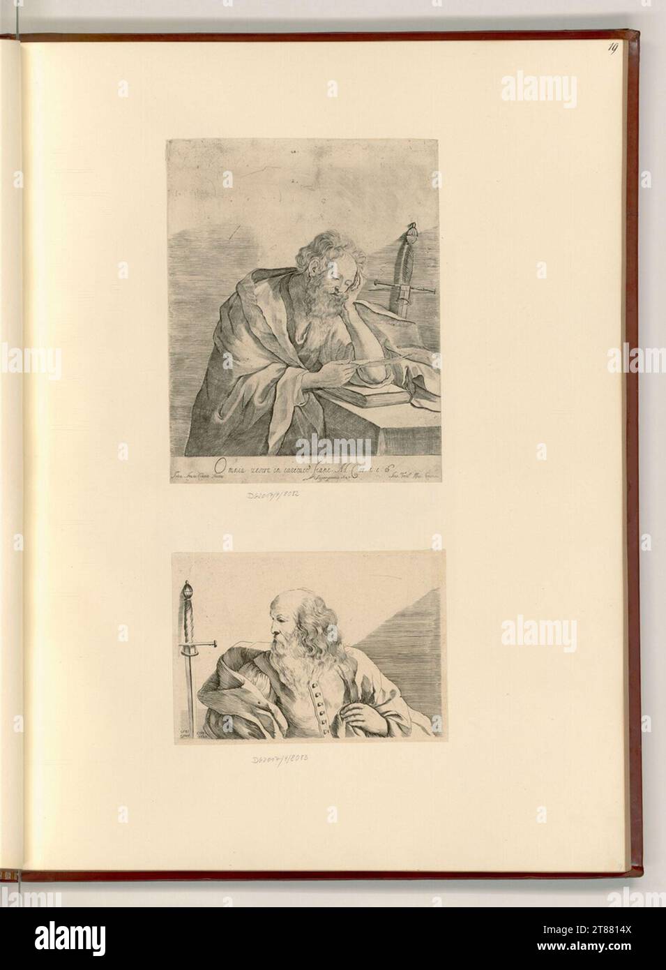 Giovanni Francesco Mucci (Engraver) Hl. Paulus. Etching, copper ...