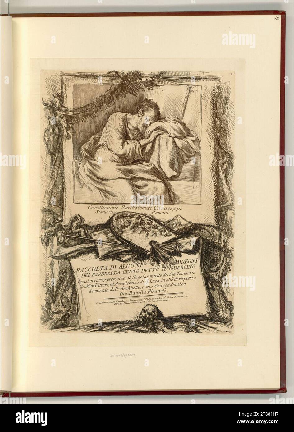 Giovanni Battista Piranesi (Engraver) Titleblatt on a sequence of ...