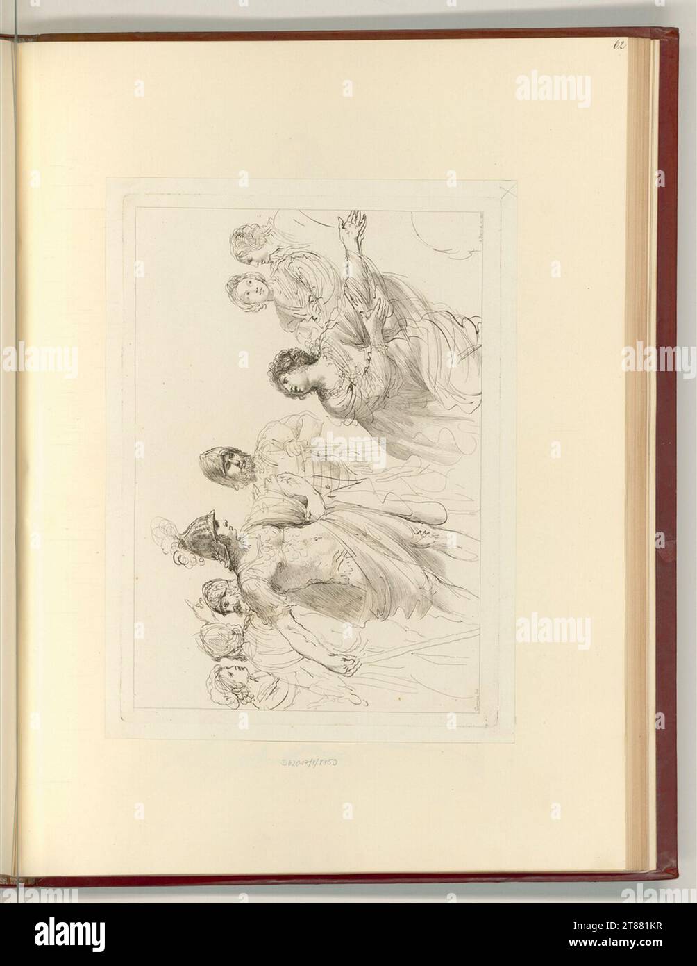 Johann Adam von Bartsch (Engraver) Abigail soothes the anger of David ...