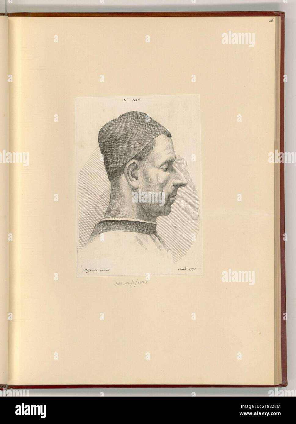 Thomas Patch (Engraver) Profile of a man with a baret to the left ...