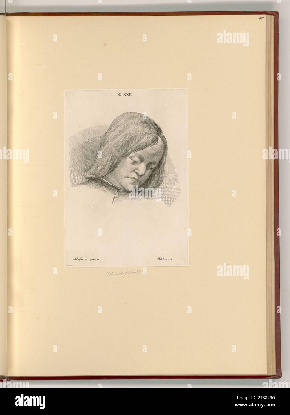 Thomas Patch (Engraver) Head of a looking young man in the front view ...