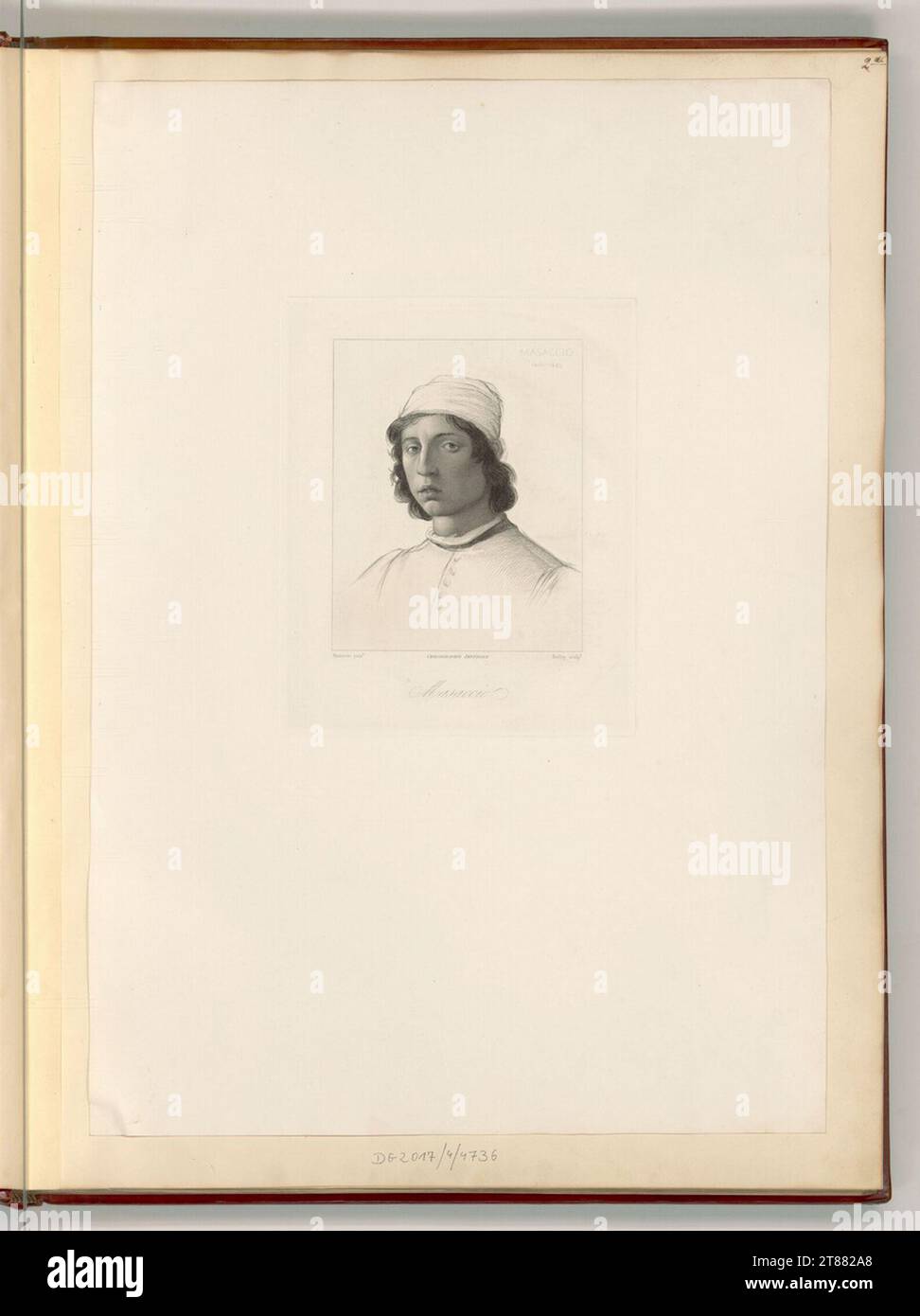 unbestimmt (Engraver) Self -portrait Tommaso Guidi, gen. Masaccio ...