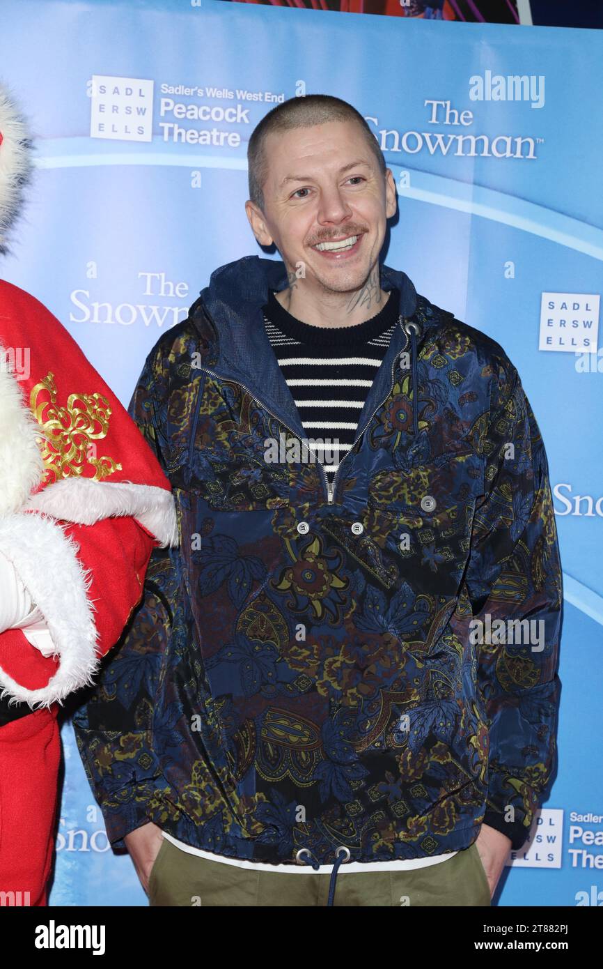 London, UK. 18th Nov 2023. Professor Green attends The Snowman VIP ...