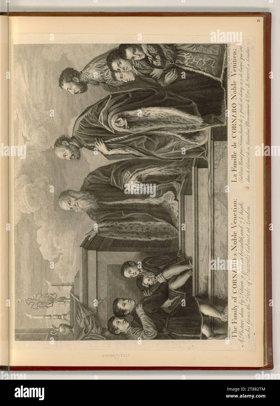 Bernard Baron (Engraver) Portrait of the Vendramin family. Copper engraving, etching 1732 , 1732 ...