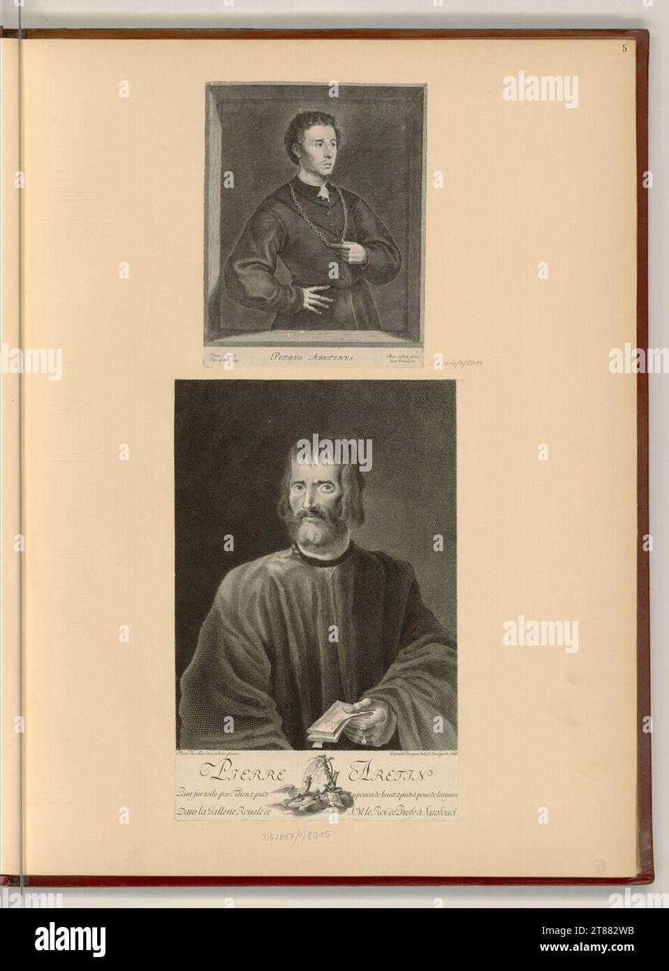 Pieter de Jode II (Engraver) Portrats Petrus aretinus. Copper engraving ...