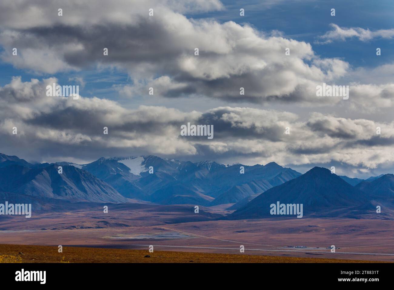 Tundra landscapes above Arctic circle Stock Photo - Alamy