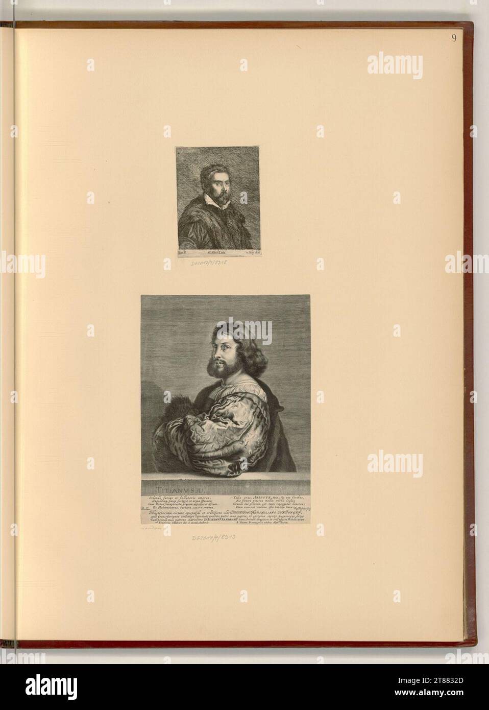 unbestimmt (Engraver) Men's portrait; Portrait Ludovico Ariosto. Copper ...