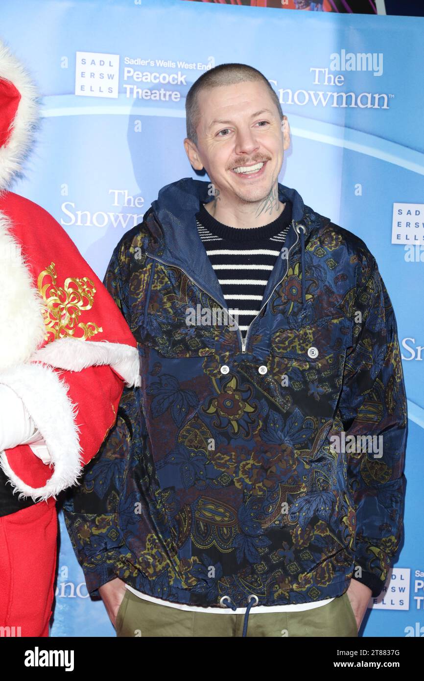 London, UK. 18th Nov 2023. Professor Green attends The Snowman VIP ...