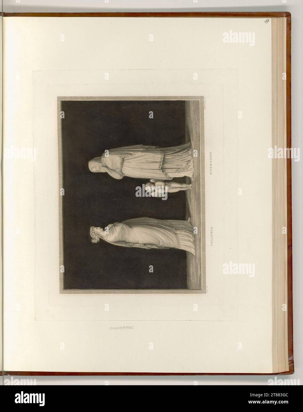 Michele Torres (Engraver) Polyhymnia and Mnemosyne. Copper engraving ...