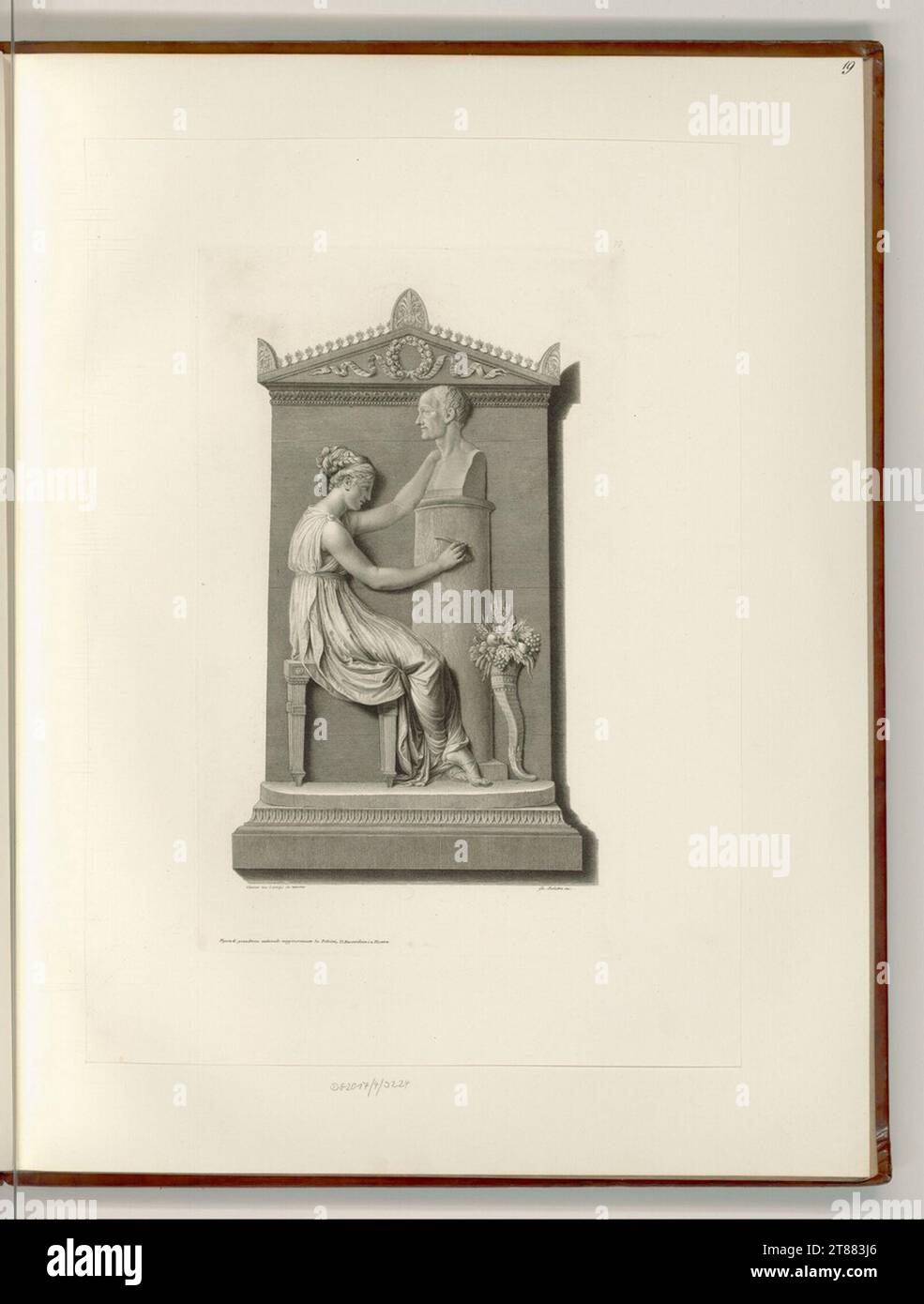 Giovanni Balestra (Engraver) Grabmonument Für Ottavio Trento. Copper ...